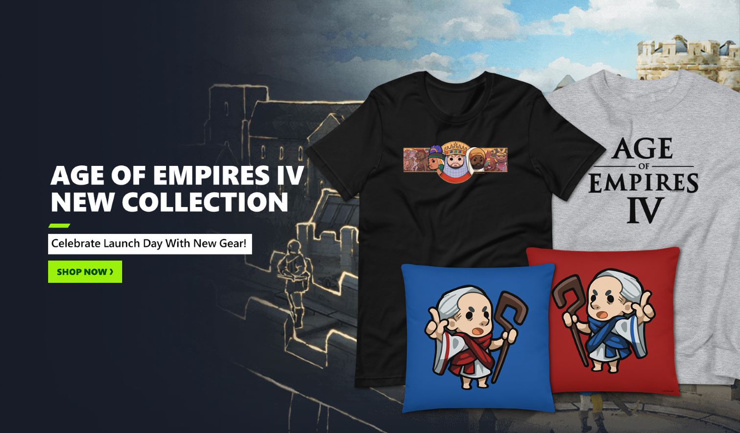 Get New Age of Empires IV Merch! - Age of Empires