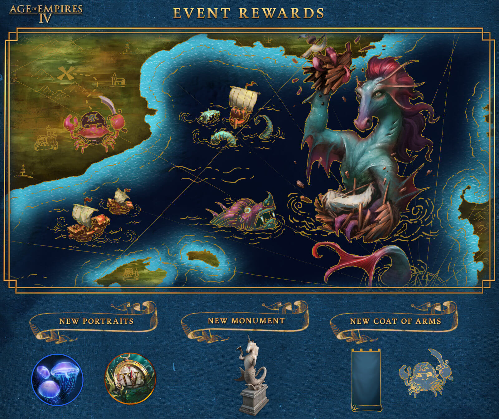 Age of Empires IV — Map Monsters: Wonders of the Deep - Age of Empires