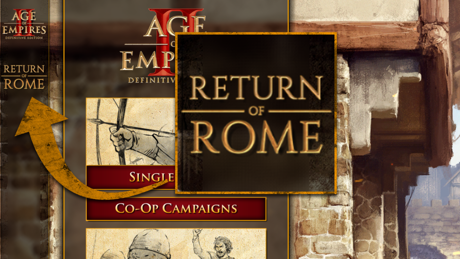 Return of Rome DLC – Age of Empires Support