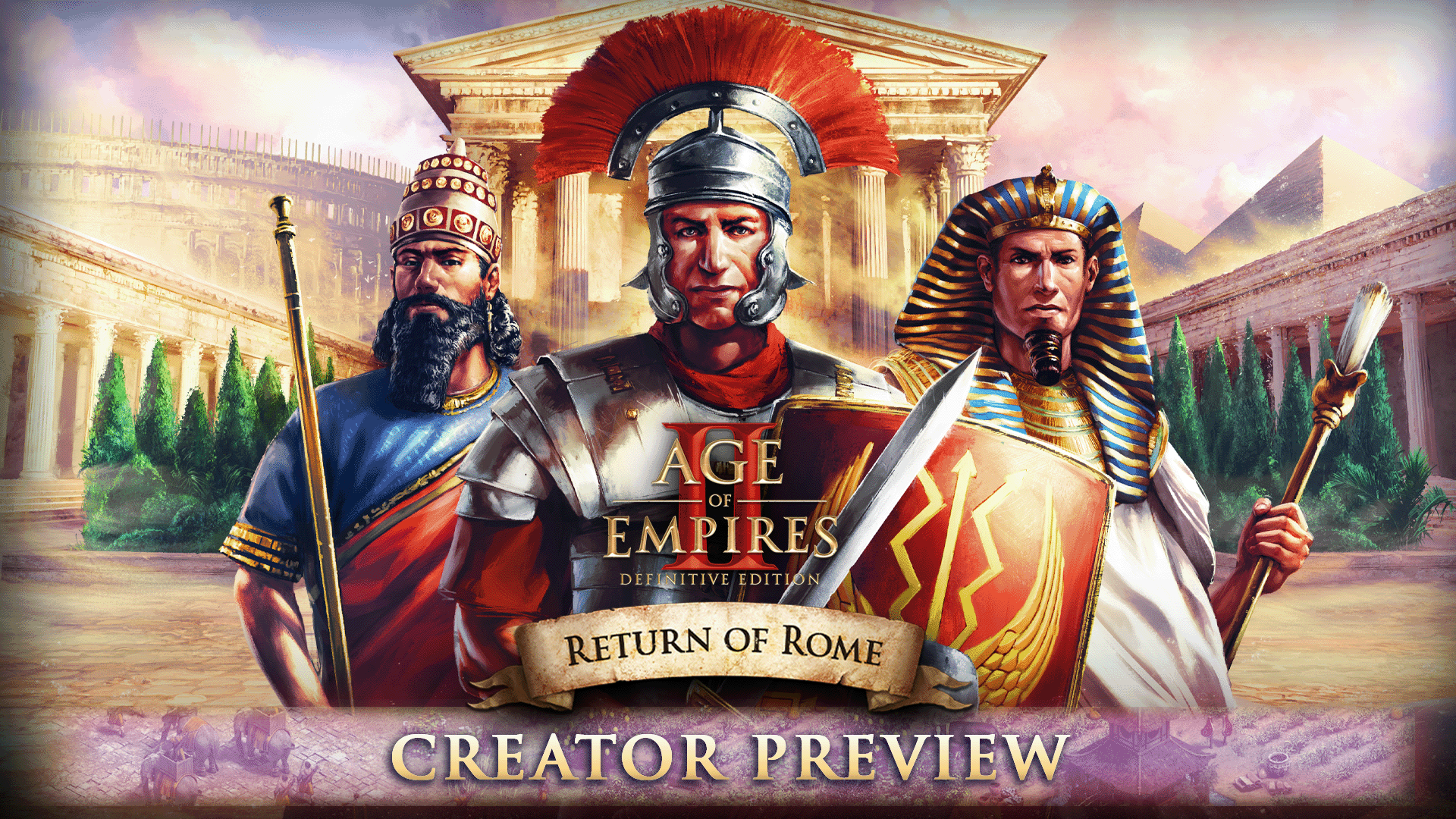 LIVE Creator Preview: Return of Rome - Age of Empires II: DE - Age of Empires